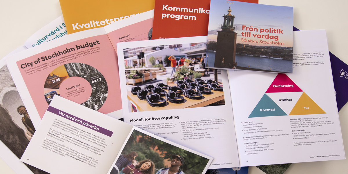 Trycksaker - Stockholms stad