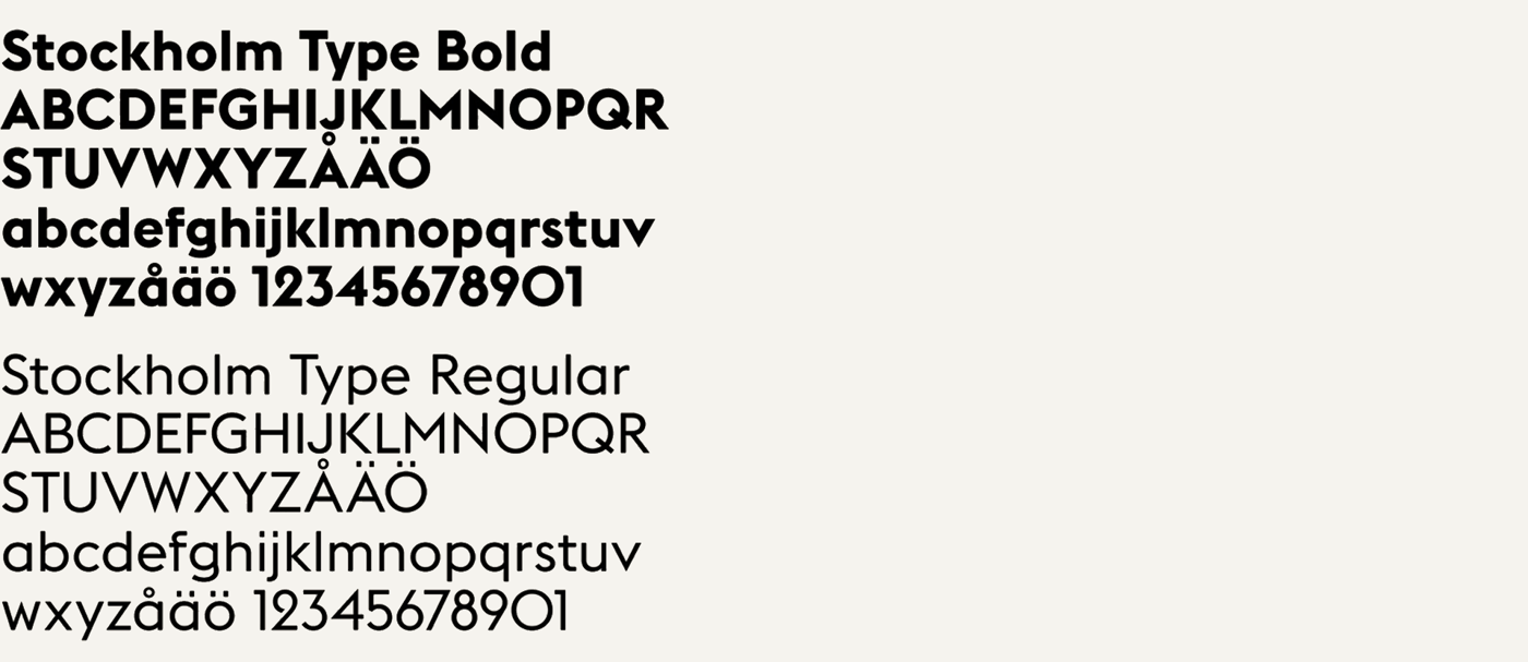 Typografi - Stockholms stad