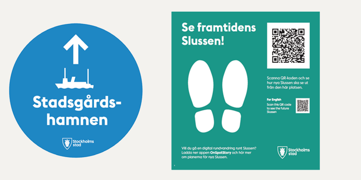 Skyltar för byggen och anläggningsarbeten - Stockholms stad