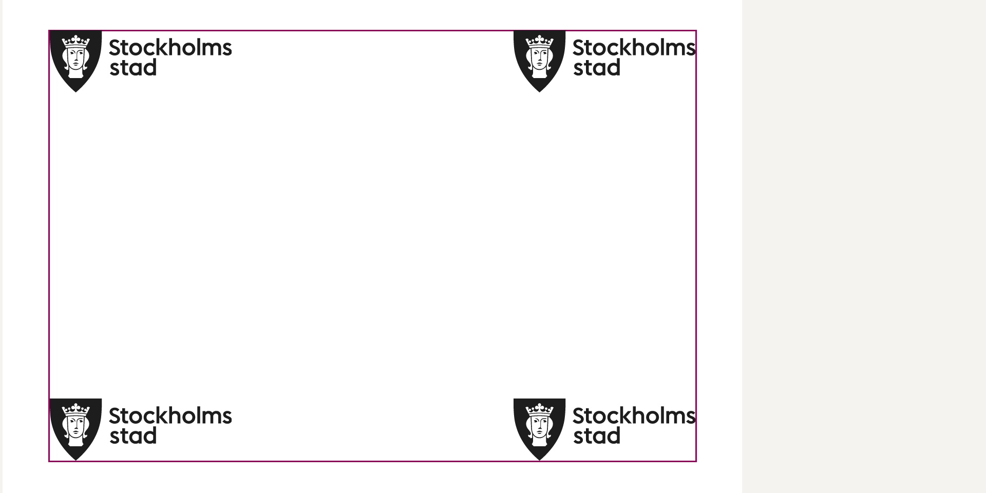 Logotyp - Stockholms stad
